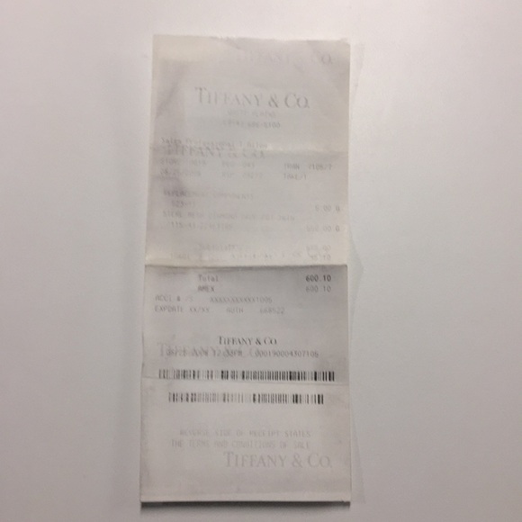 Tiffany & Co. | Jewelry | Tiffany Co Sterling Silver 4 Row Diamond ...